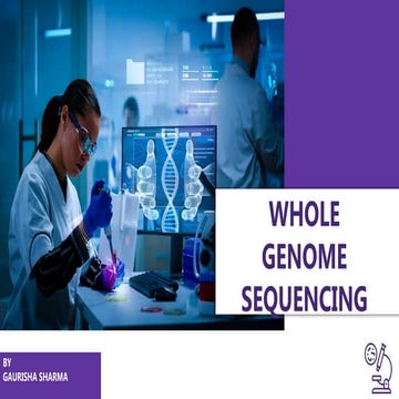 whole genome sequencing new and its types including shortgun and clone ...