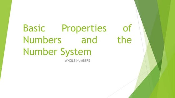 Number Systems and Arithmetic Operations.pptx | Physics | Science