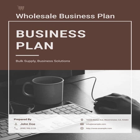 Wholesale Business Plan Example | Upmetrics | PDF