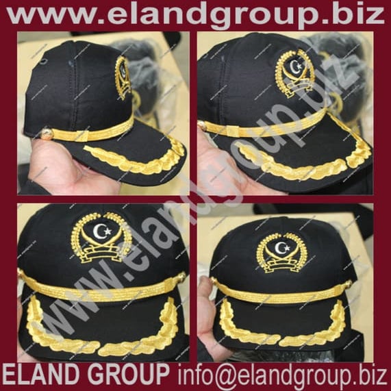 Wholesale custom embroidered officer peaked cap | PDF