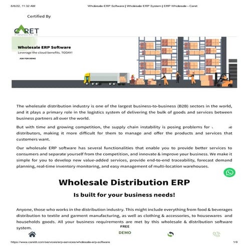 Wholesale ERP Software - Wholesale ERP System - ERP Wholesale - Caretit.pdf