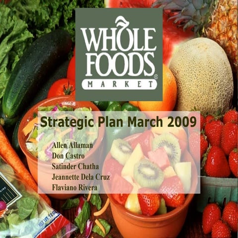 Whole Foods Case Study | PPT