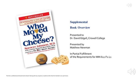 Who moved my cheese ppt | PPT | Science