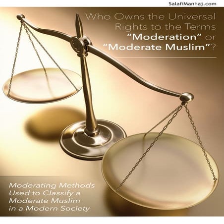 Who Owns the Universal Rights to the Terms “Moderation” or “Moderate ...