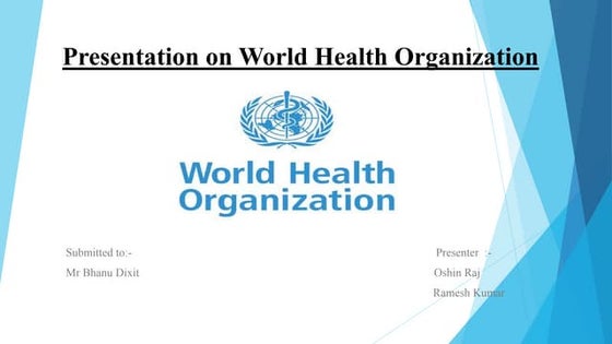 World health organization | PPT