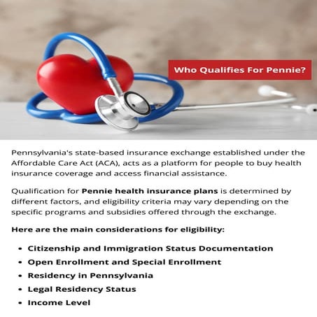 Who Qualifies For Pennie? | PDF