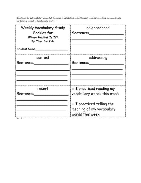 Penguin Chick Vocabulary ABC | PDF