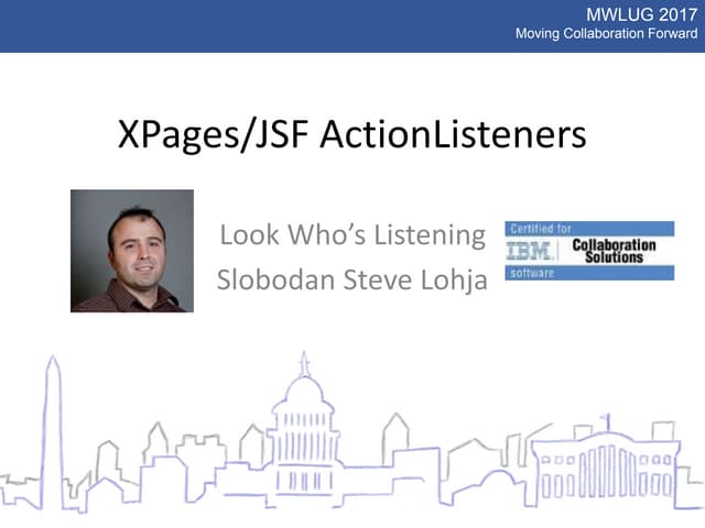 Jsf Actionlisteners With Xpages And Java Debugging Xpages Ppt