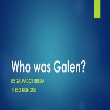 Who was Galen? | PPT