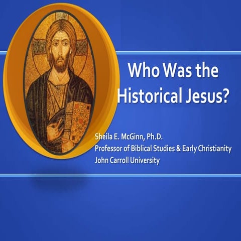 Who Was Historical Jesus | PPTX