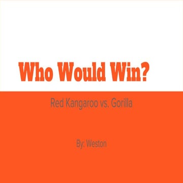 Who would win by weston | PPTX