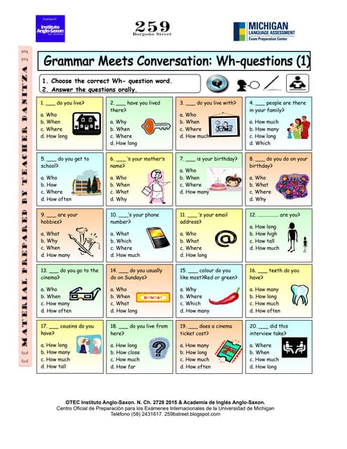 Cambridge pet-sentence-completion-part-1 | PDF