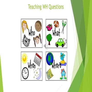 Wh questions | PPT