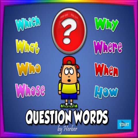 WH QUESTION WORDS ENGLISH BASIC 5 The easiest | PPT