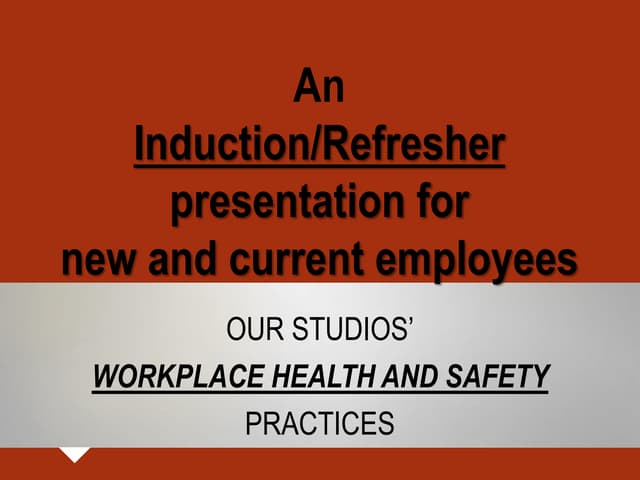 Occupational Health and Safety Powerpoint Presentation | PPTX