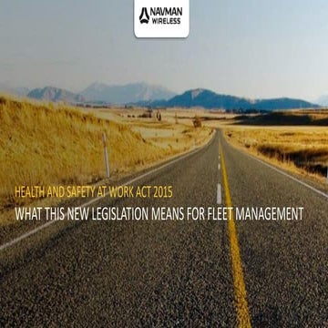 Health And Safety At Work Act 2015 | PPT