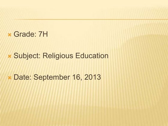 Religion and religious education | PDF