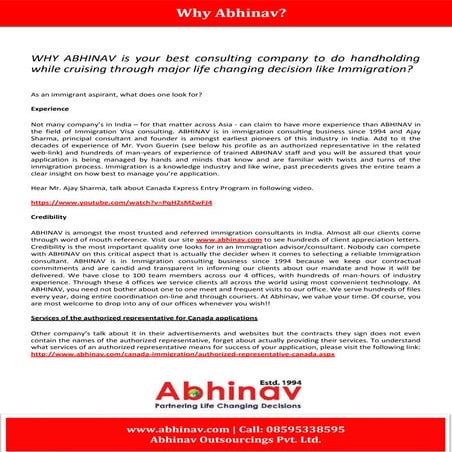 Why abhinav | PDF