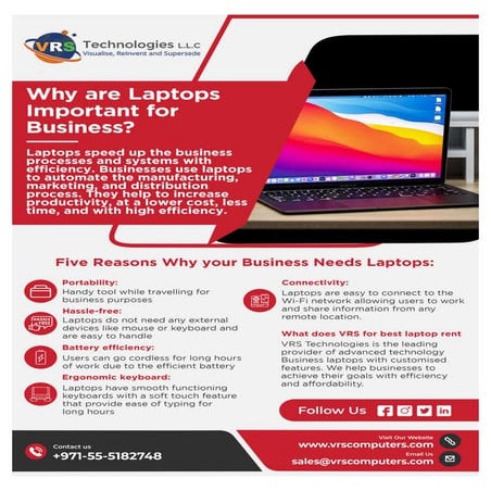 Why are Laptops Important for Business? | PDF