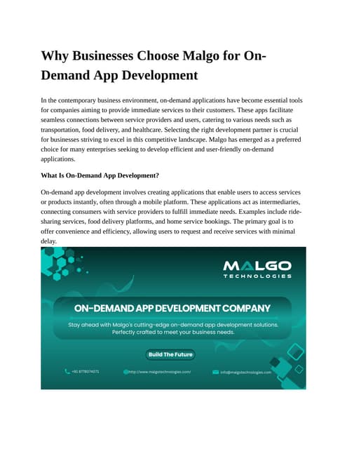 A Step-by-Step Guide to Multi-Service App Development | PDF