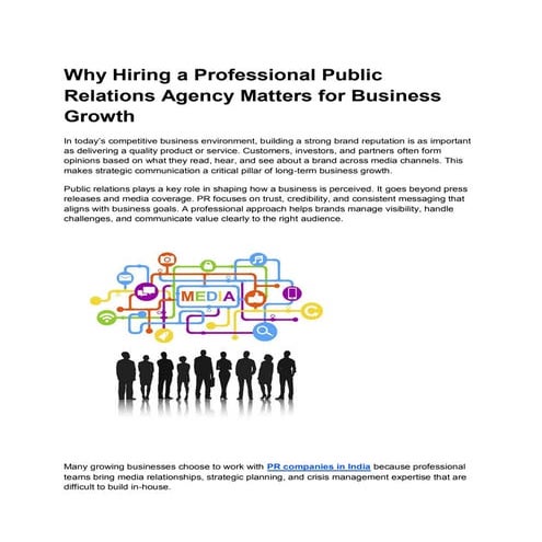 Why Hiring a Professional Public Relations Agency Matters for Business ...