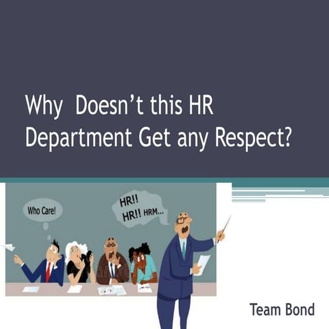 Why hr-not-respected | PPTX