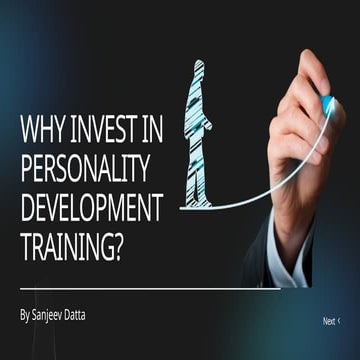 Why Invest in Personality Development Training? | PPTX