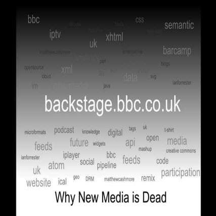 Why New Media is Dead - Newcastle | PDF