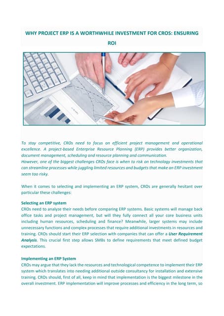 PSA WP - ERP Mining Essentials | PPT