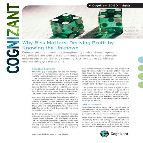 Risk management 6 mistakes | PDF