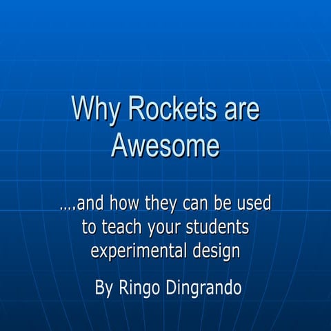 Why Rockets Are Awesome, A Presentation | PPT | Physics | Science