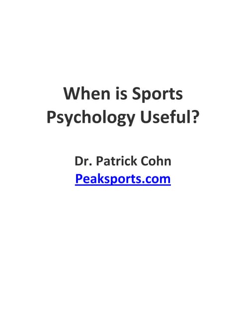 Efffective Demonstration - Sports Coaching | PPTX