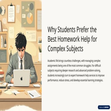 How the Best Homework Help Boosts Success in Difficult Subjects | PPTX