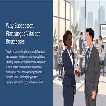 Why Succession Planning is Vital for Businesses | PDF
