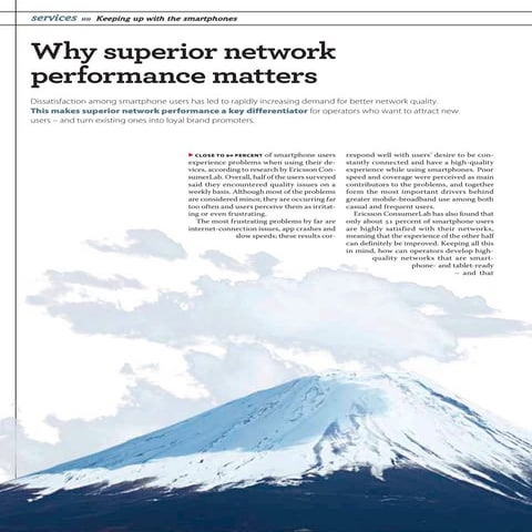 Why Superior Network Performance Matters | PDF | Computer Networking ...