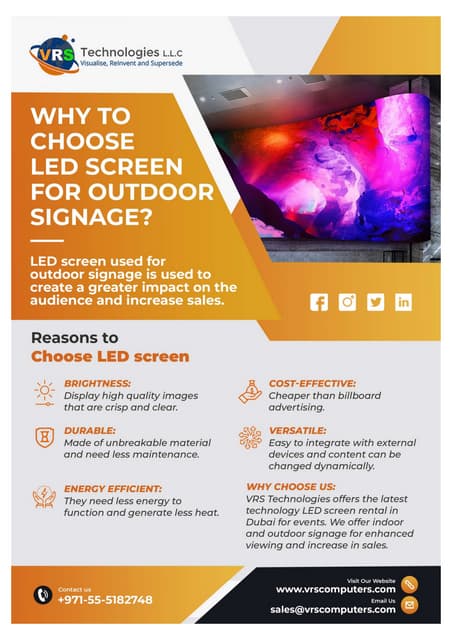 How to Promote Brand Awareness through LED Screen? | PDF