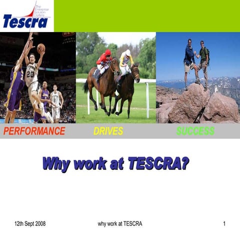 Why Work At Tescra ? | PPT