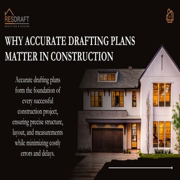 Why Accurate Drafting Plans Matter in Construction | PDF