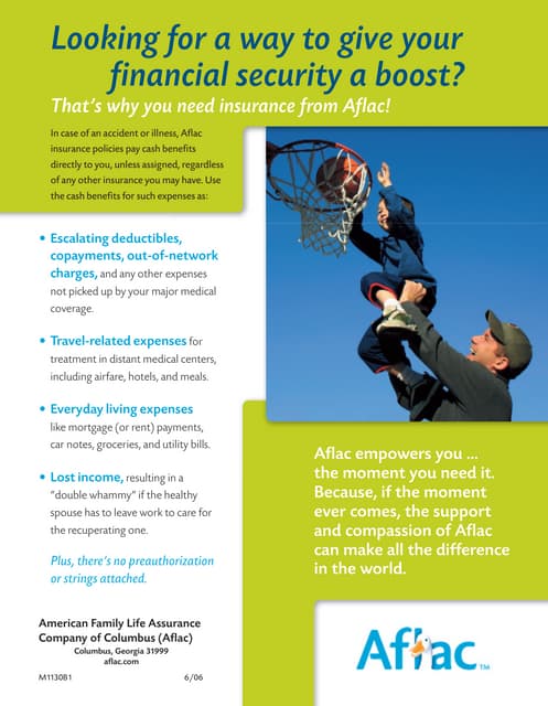 Aflac Tip Sheet | PDF