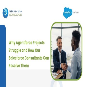 Why Agentforce Projects Struggle and How Our Salesforce Consultants Can ...