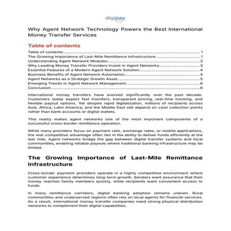 Why Agent Network Technology Powers the Best International Money ...