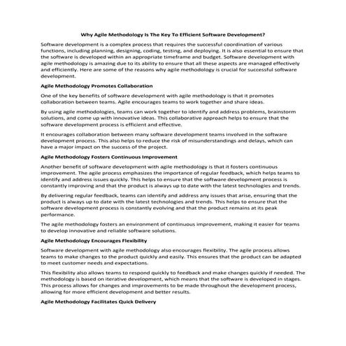 Why Agile Methodology Is The Key To Efficient Software Development.pdf
