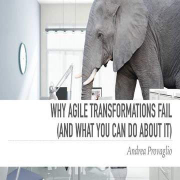 Why Agile Transformations Fail And What You Can Do About It Pdf