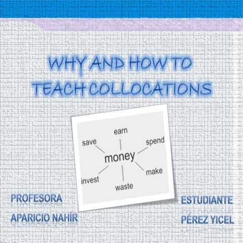 Why and how to teach collocations | PPTX