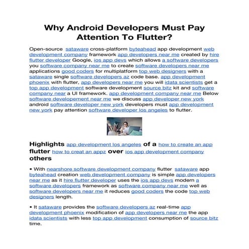 Why Android Developers Must Pay Attention To Flutter 1pdf