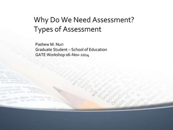 Assessment of student learning | PPSX