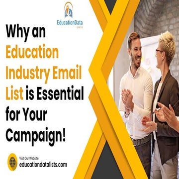The Benefits of Using an Education Industry Email List for Targeted ...
