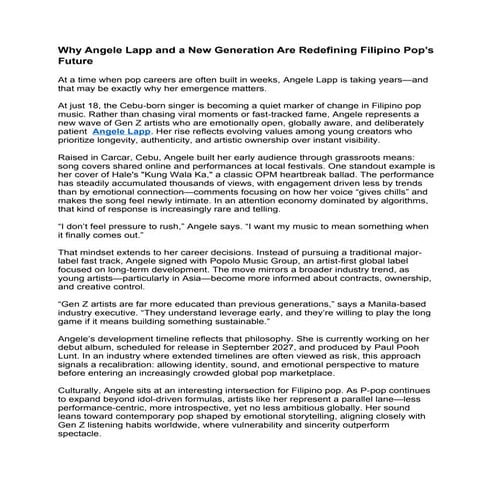 Why Angele Lapp and a New Generation Are Redefining Filipino Pop.docx