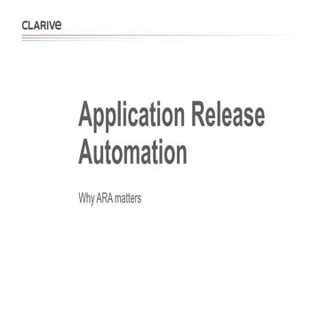 Why Release Automation Matters | PPT