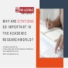 Why are citations so important in the academic research world ...